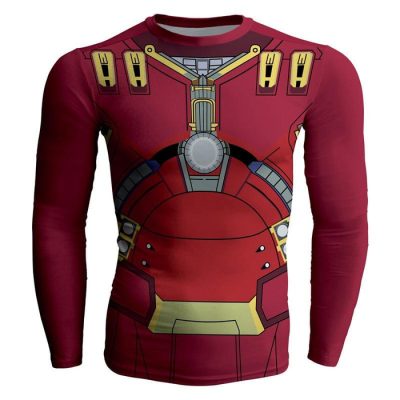 Iron Man Armor: Mark XLIV Cosplay Long Sleeve Compression T-shirt - Hot ...